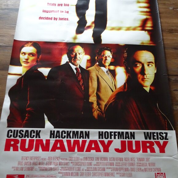 20th Century Studios | Art | Runaway Jury Movie Banner With Hackman ...